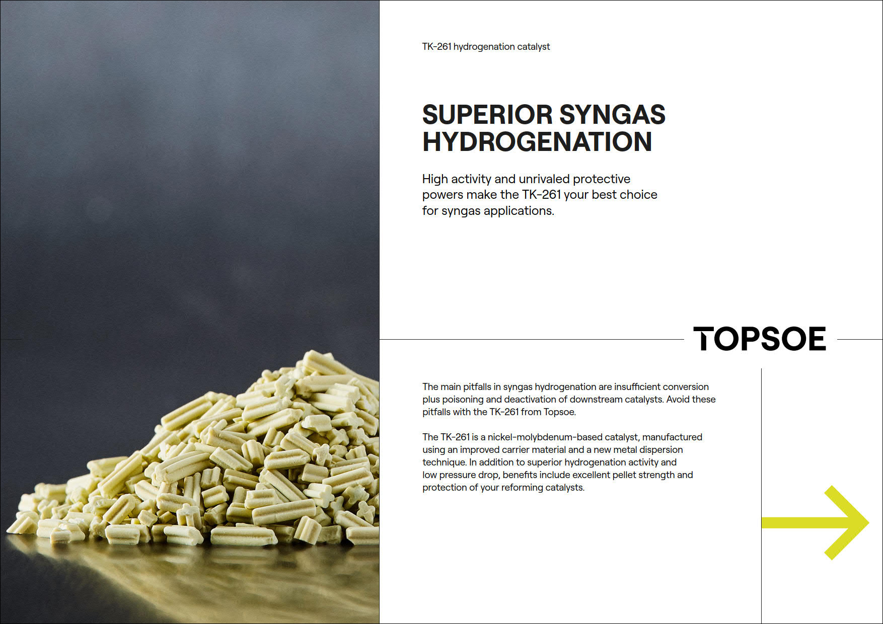 TK-261 | Catalysts | Products | Topsoe