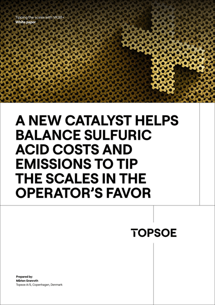 VK38+ | Catalysts | Products | Topsoe
